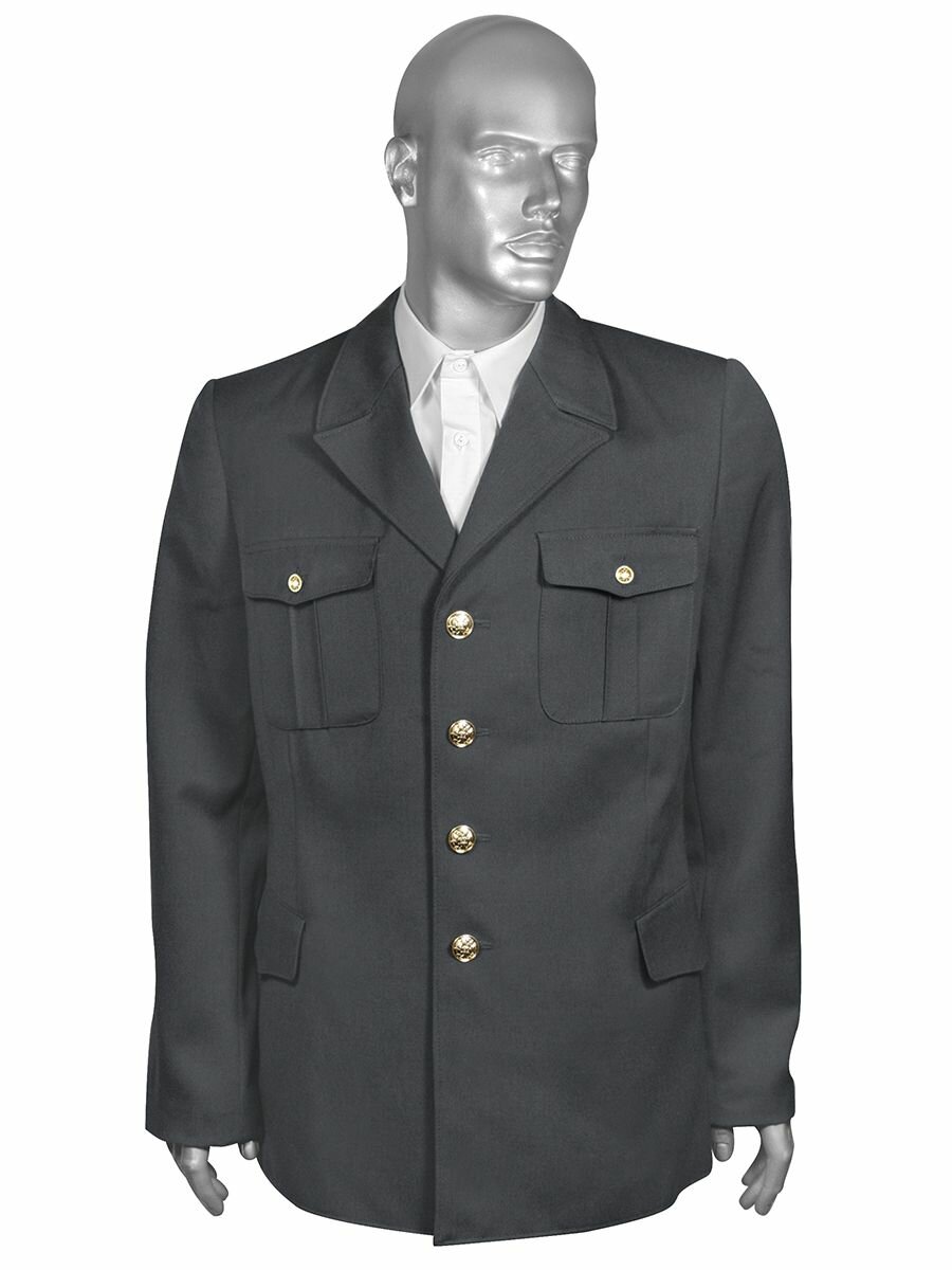 Китель мужской п/ш серый 01110002А