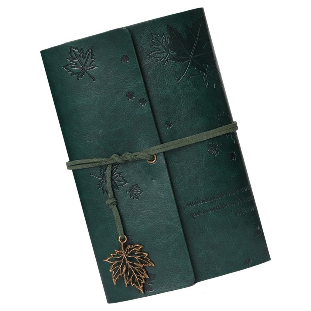 Записная книжка с 6 журналами Ретро-записная книжка для путешествий Maple Leaf Notebook