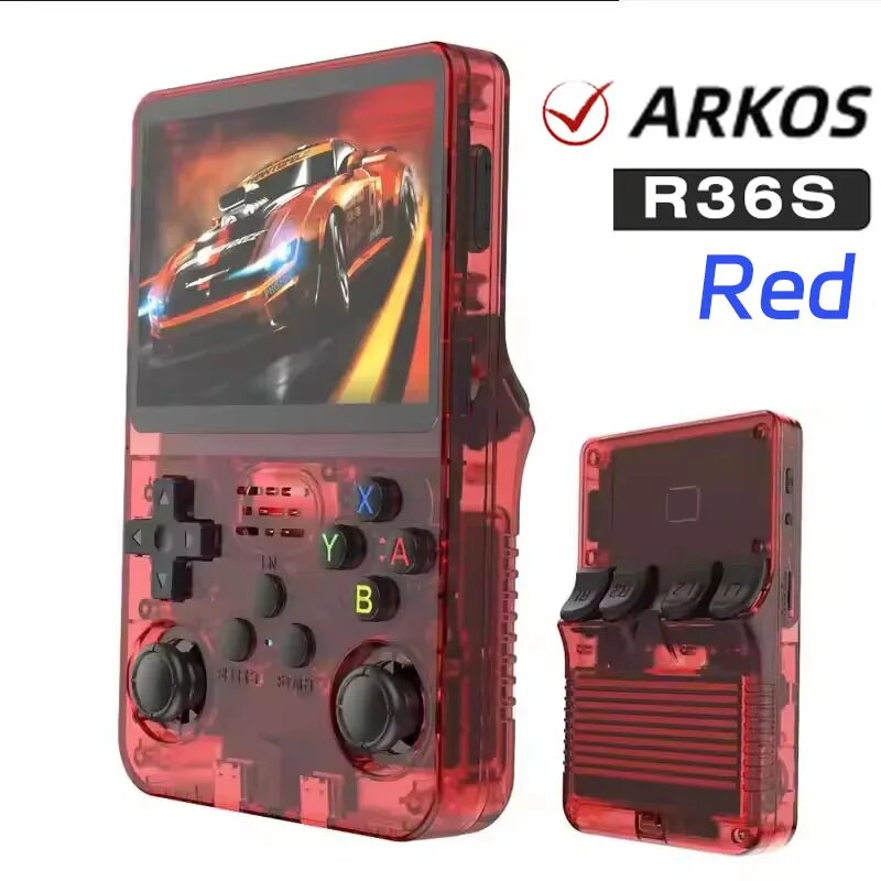 ARKOS R36S Red, 128G(20K Games) портативная консоль
