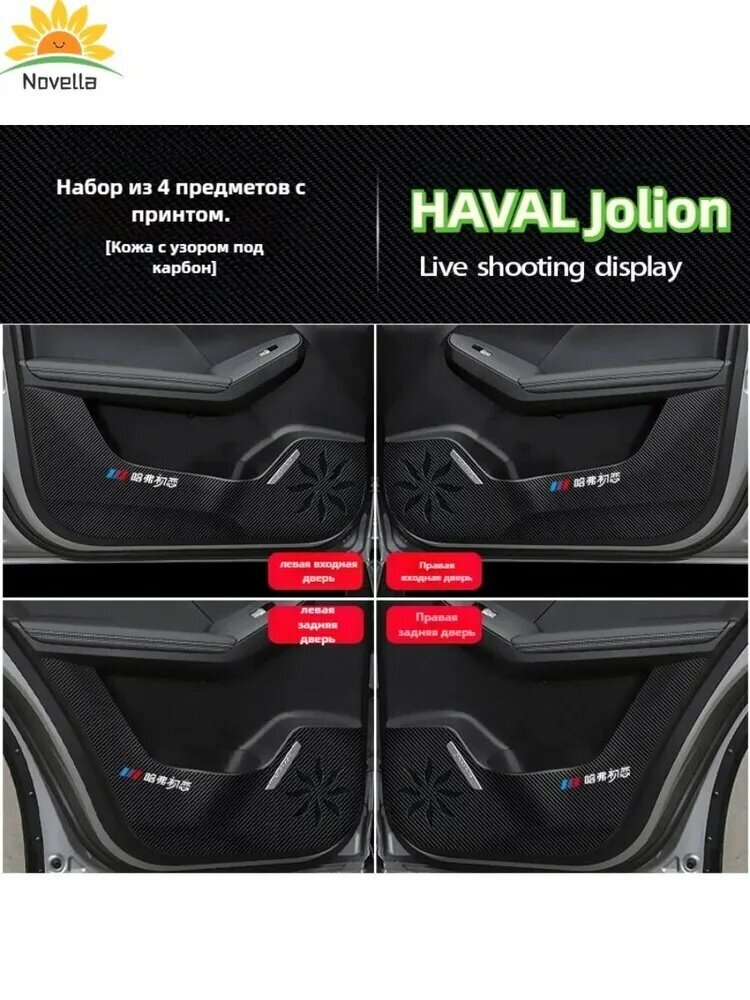 HAVAL JOLION Коврик для защиты от грязи двери автомобиля haval jolion Автозапчасти