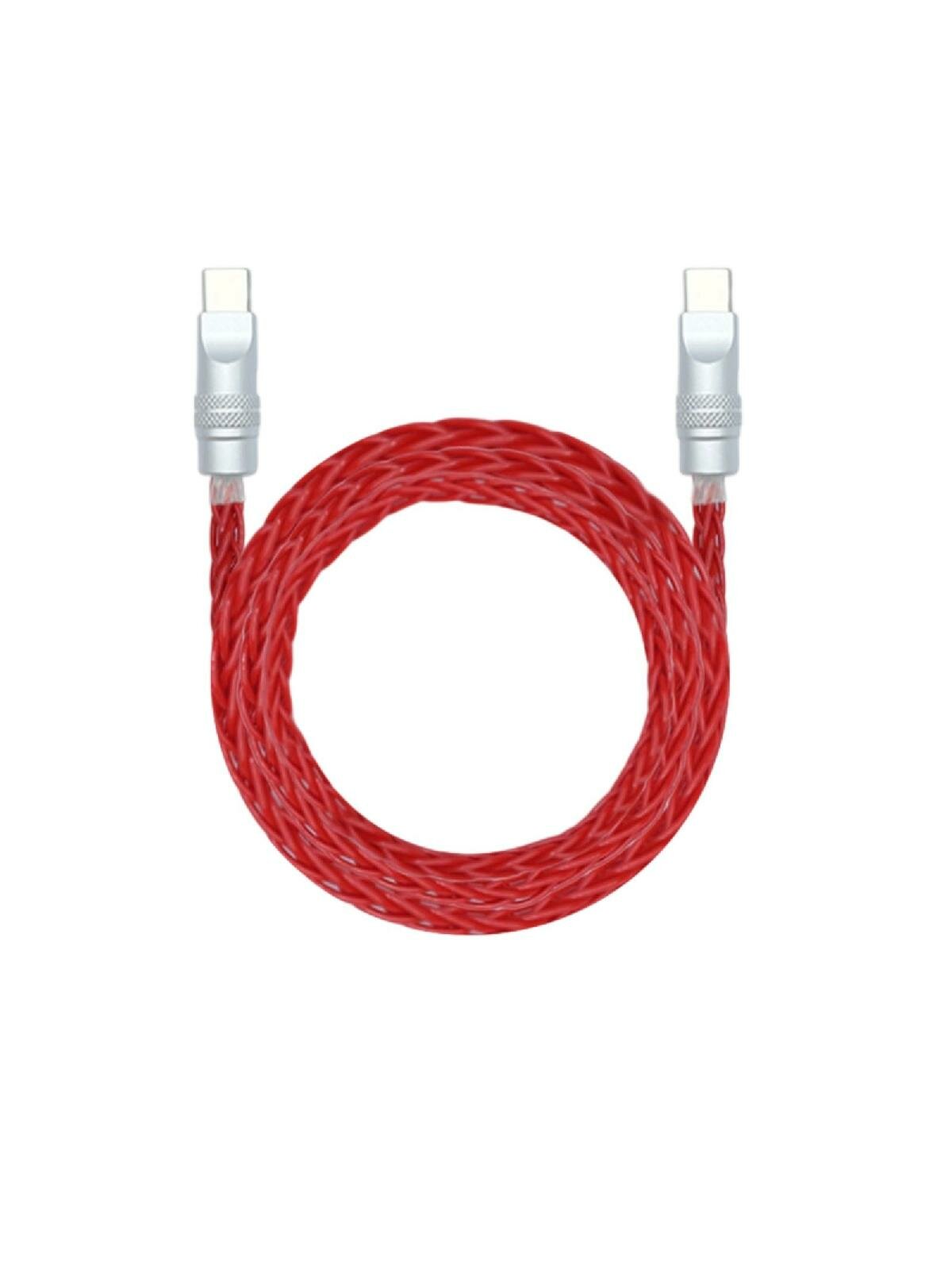 Эффективный кабель в оплетке от типа C с восьмью сердечниками из посеребренной меди