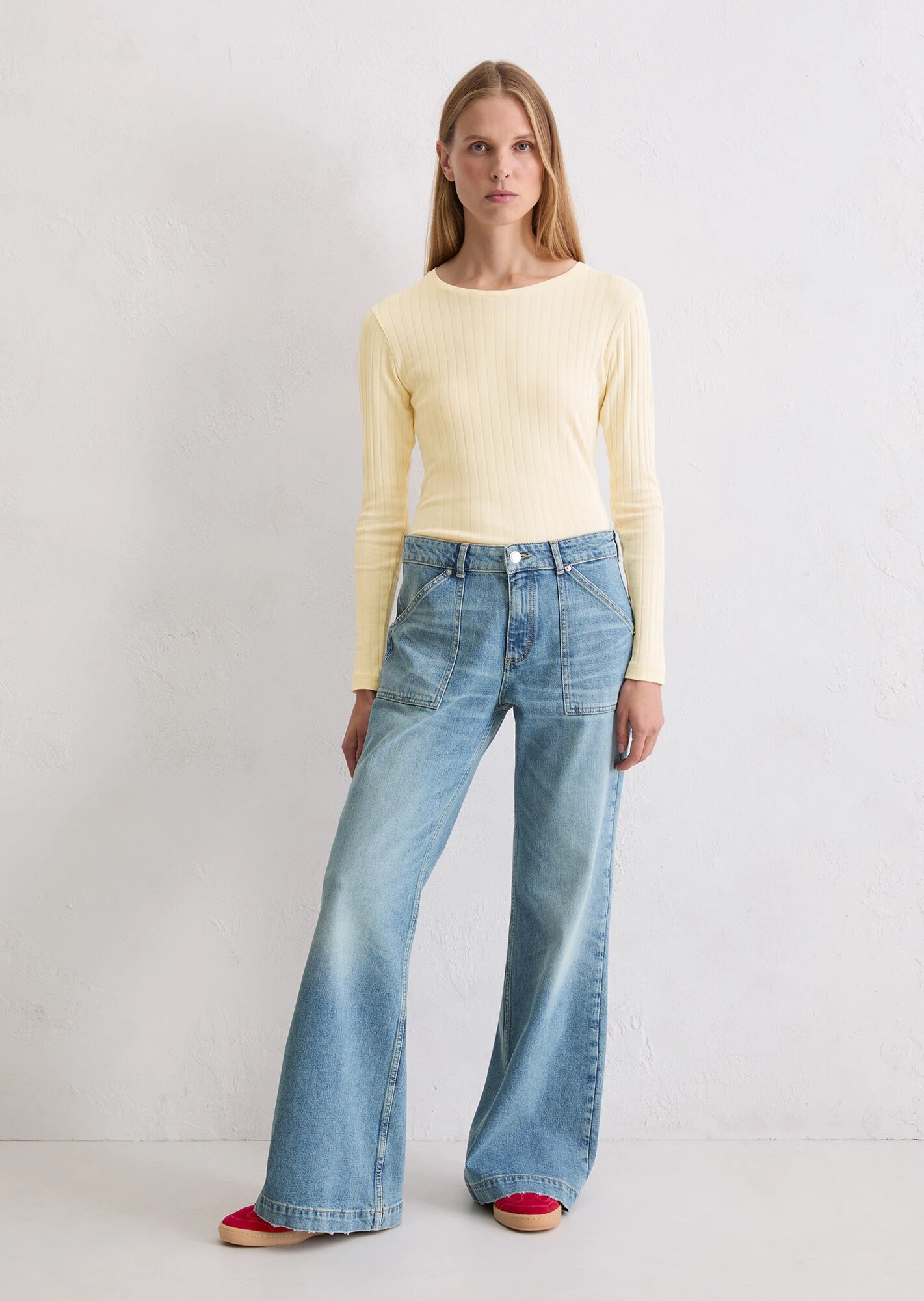 Джинсы широкие Caya 