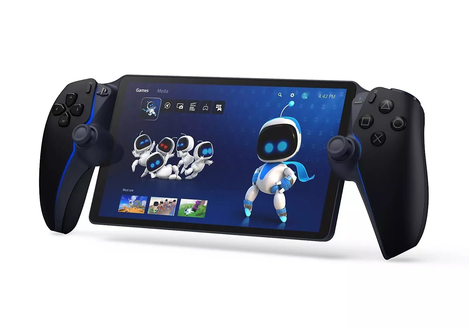 Портативное игровое устройство Sony PlayStation Portal для консоли PS5, Оригинальная версия, Японская версия, черный