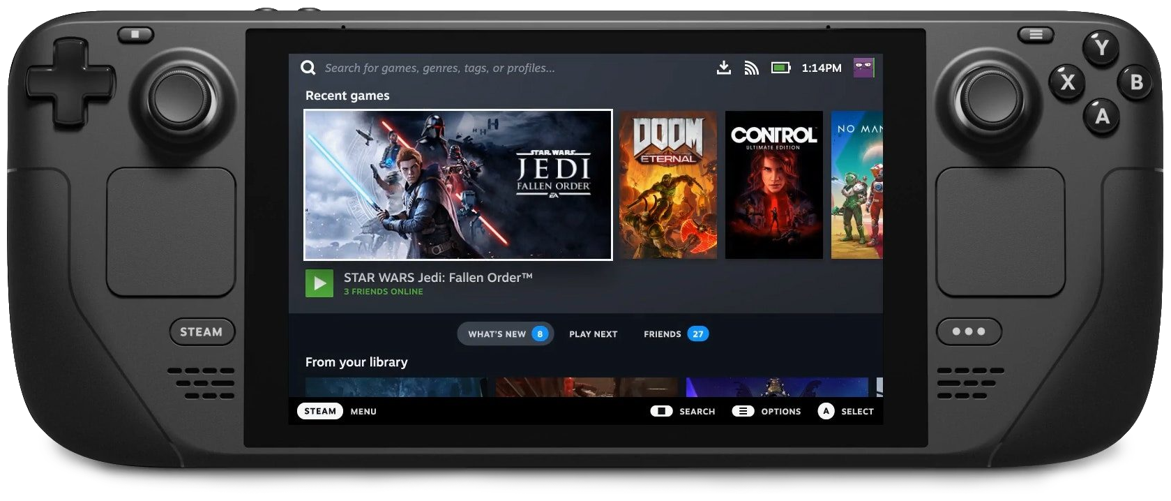 Игровая приставка Valve Steam Deck OLED 512 ГБ SSD, черный