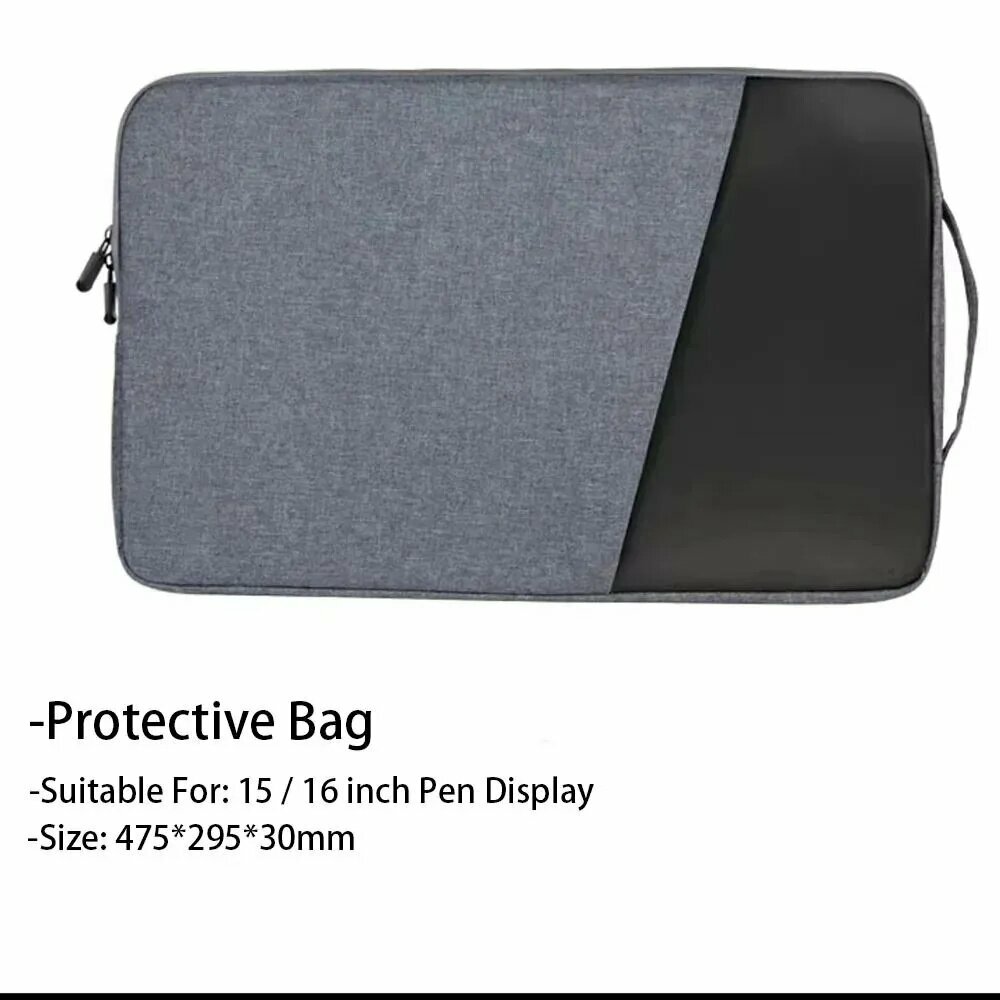 Чехол для графических планшетов 12-16" защитный кейс с ручкой XP-PEN, HUION, GAOMON