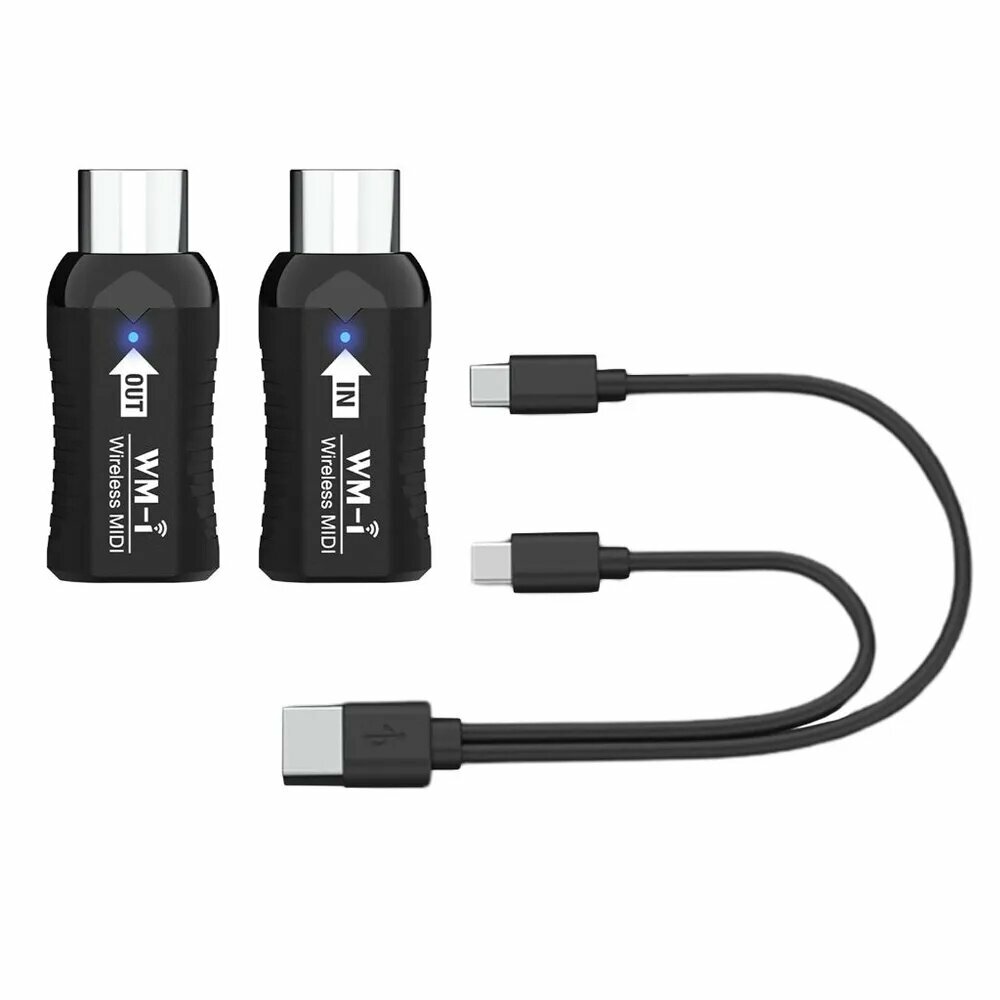 Беспроводная гитарная система MIDI, звуковой приемник, передатчик, адаптер с низкой задержкой, контроллер, простой в использовании