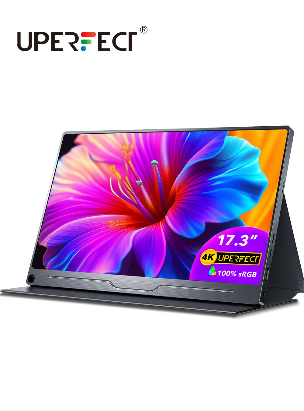 17.3" Портативный монитор UPERFECT 4K 3840x2160, 60 Гц, IPS, черный