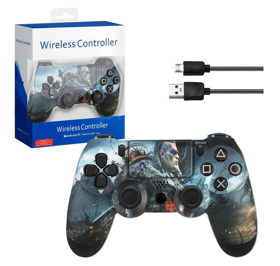 Беспроводной геймпад для игровой приставки ПС4, смартфона и ПК, God of War