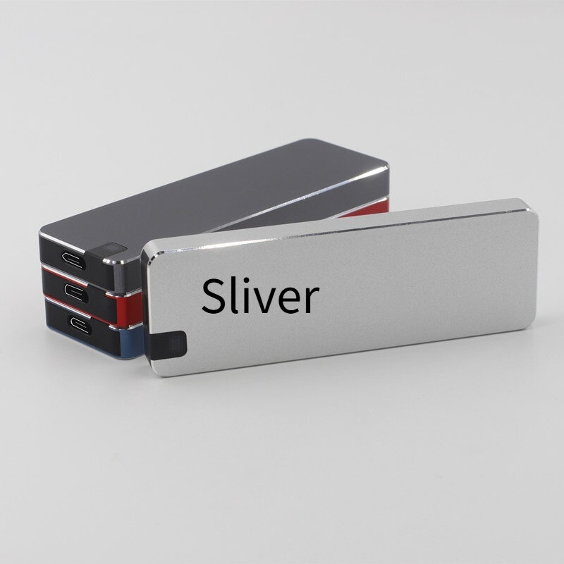 Расширение и модернизация внешних портативных SSD-накопителей 500 ГБ — серебристый