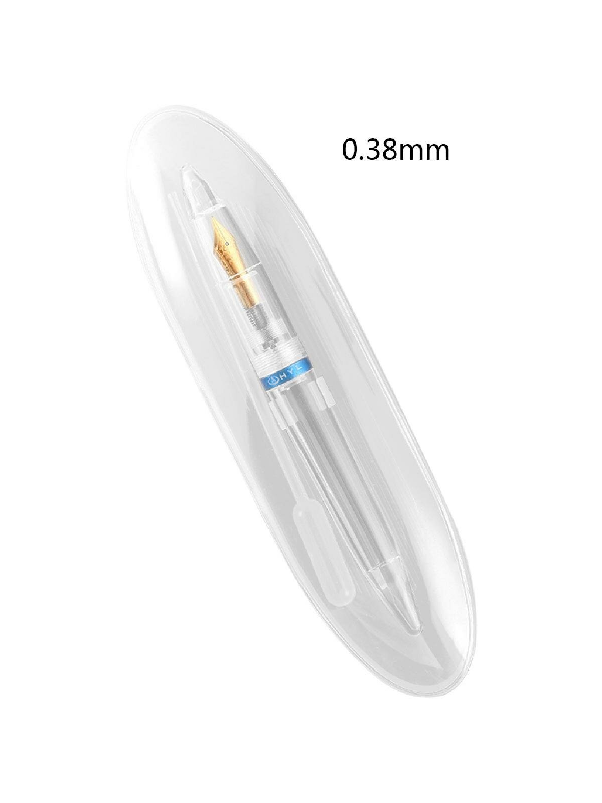 Прозрачная перьевая ручка EF / F с иридиевым пером Пиши плавно, не засоряясь акрилом