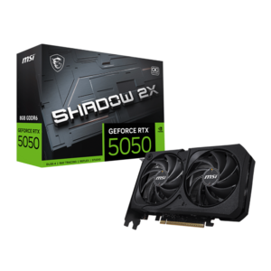 Видеокарта MSI Видеокарта MSI RTX5050 SHADOW 2X OC 8GB GDDR6 128bit 3xDP HDMI 2FAN RTL