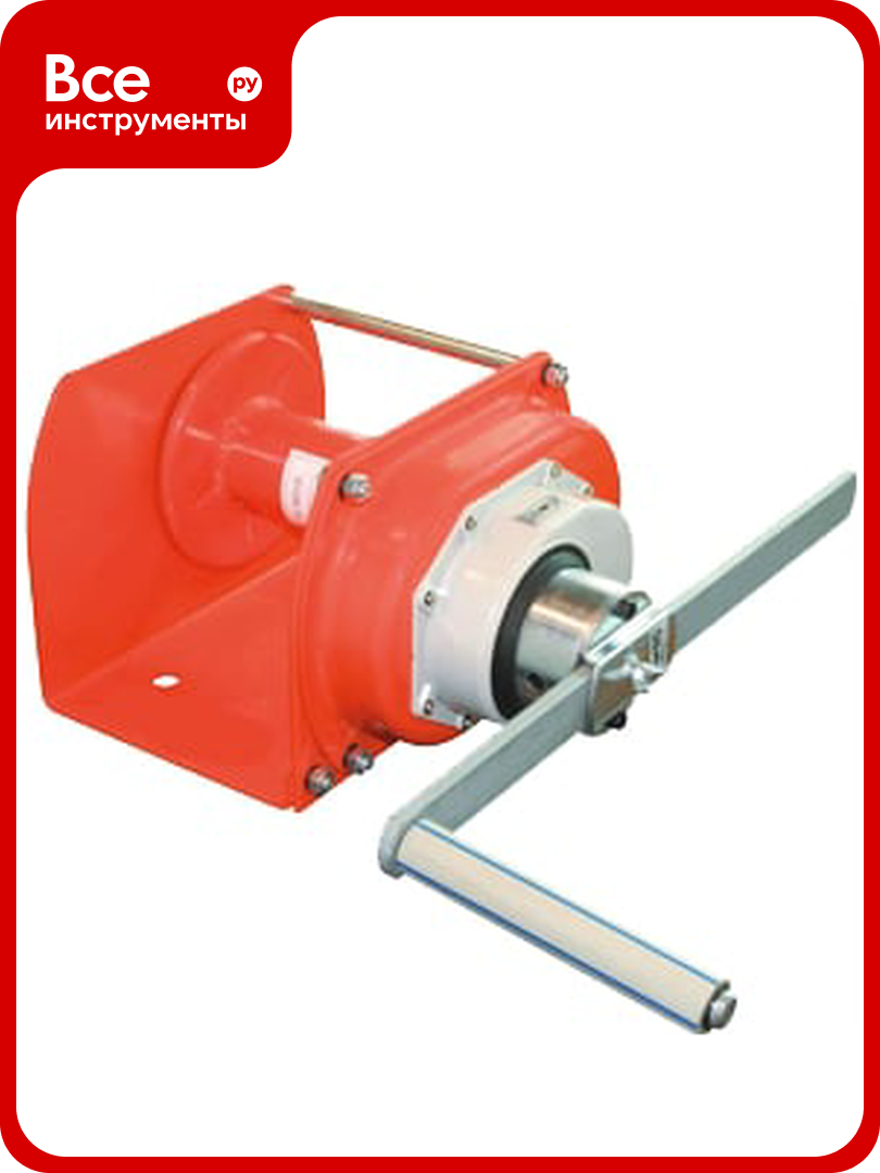 Ручная барабанная лебедка TOR ЛТ-2 (JHW) г/п 2,0 т, длина троса 40 м 11321