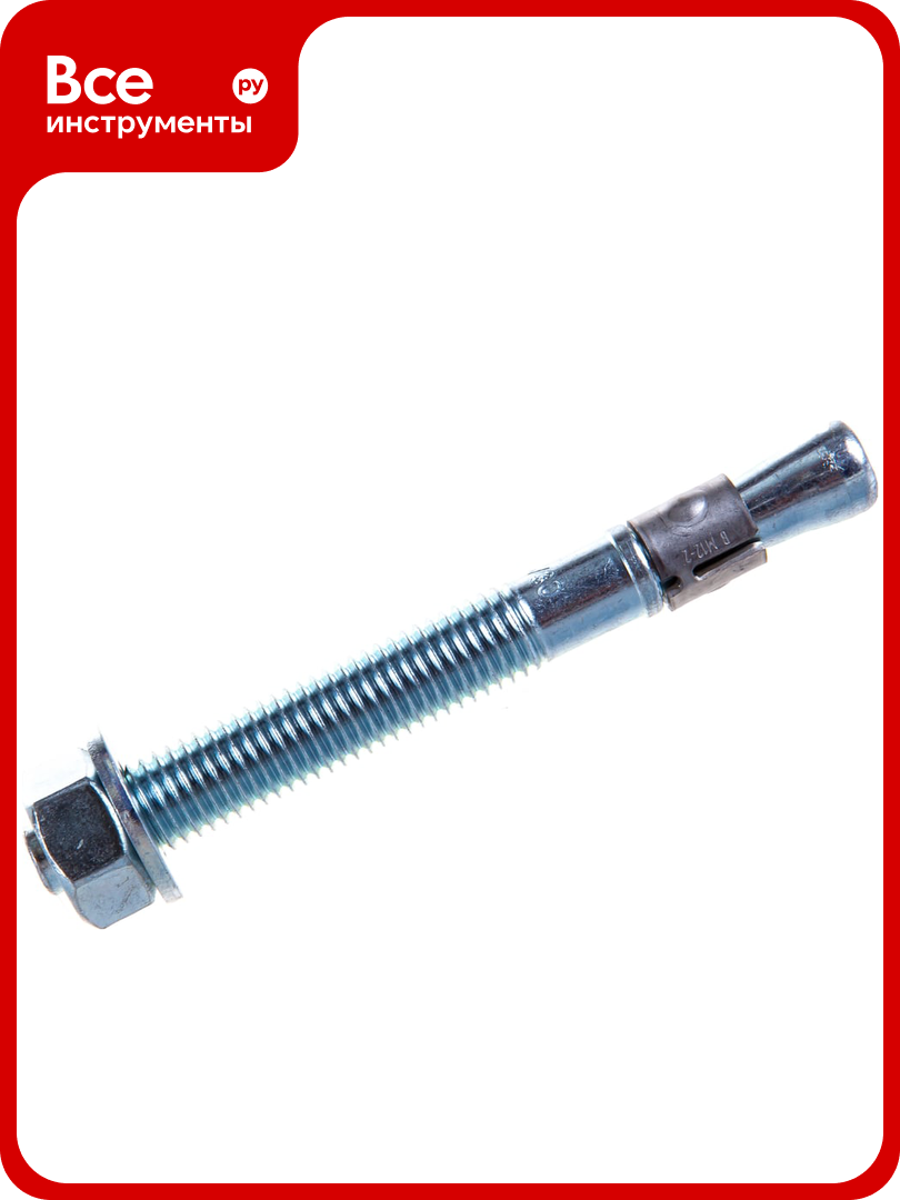 Клиновой анкер MKT B 12-15-30/110 оцинк. 25 шт. 01315101 для монтажа в бетонных конструкциях повышенная надежность