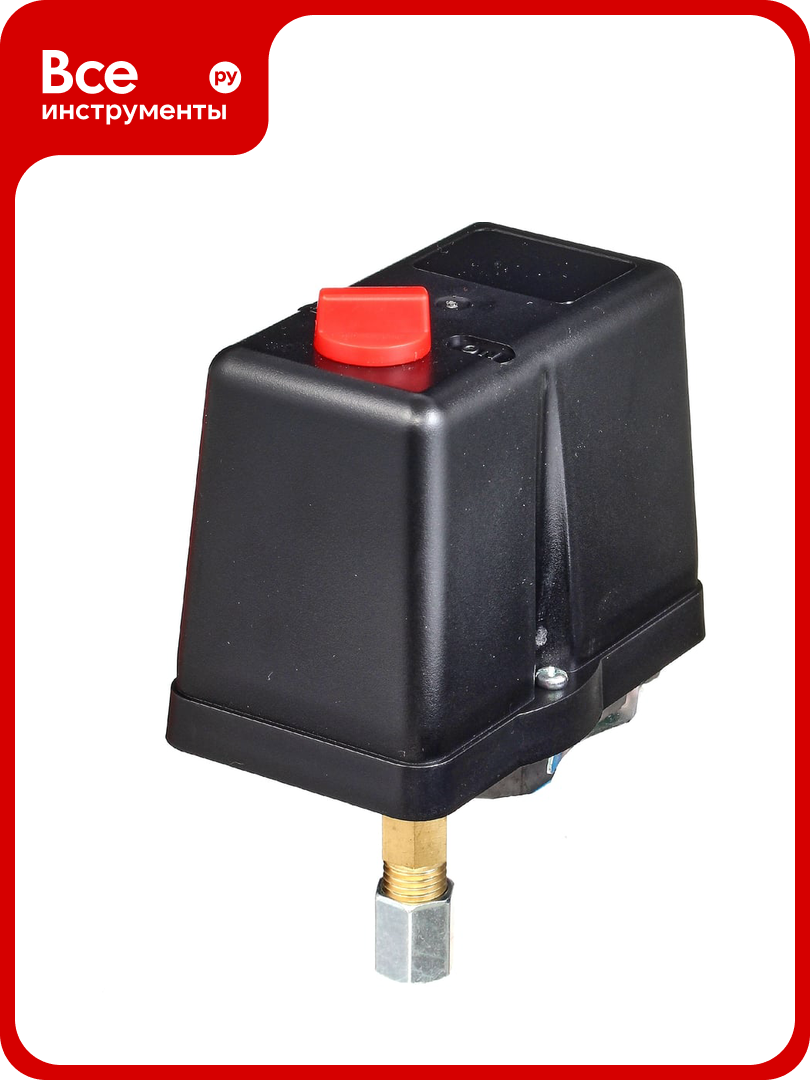 Реле давления 380V на 1 выход для воздушного компрессора TORGWIN T308440