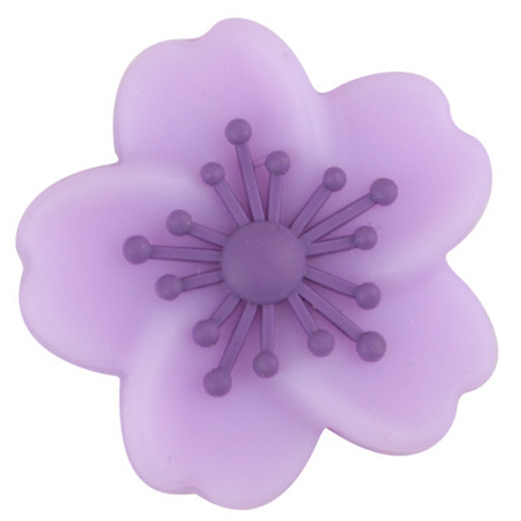 Силиконовые Бусины из цветка Бегонии Своими Руками-Фиолетовый