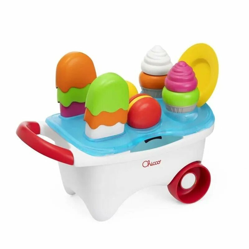 Игрушка-конструктор Chicco Тележка с мороженым для детей