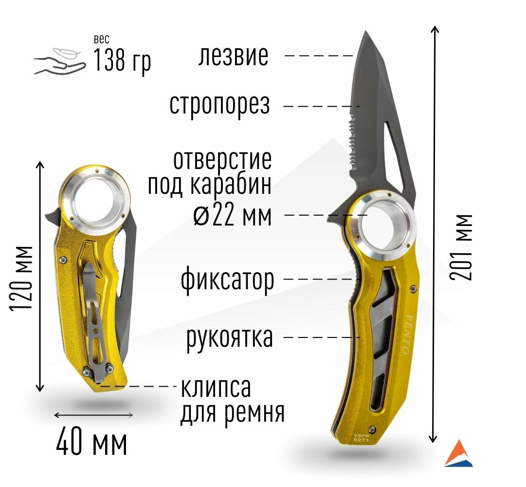 Стропорез золотой Vento — фото 1