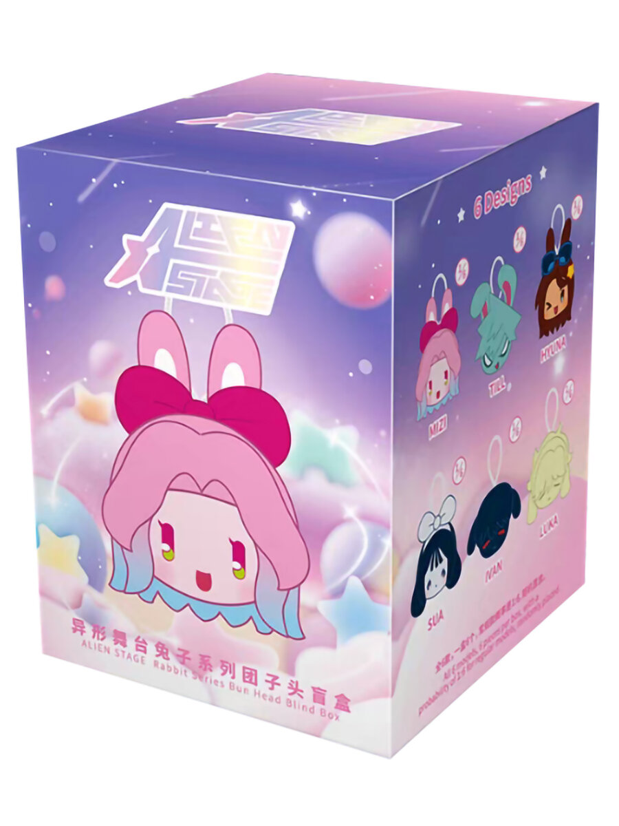 Фигурка плюшевая Alien Stage Rabbit Series Round Head Blind Box 1 шт 6972797300837