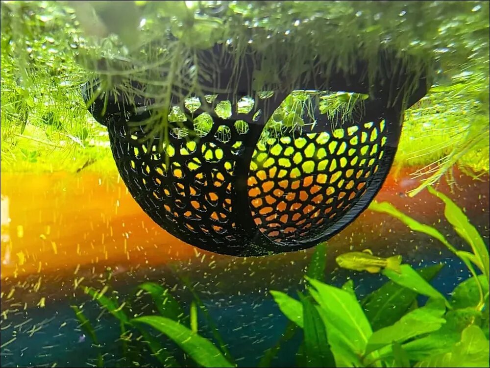 Плавающий домик для рыбок: петушков и цихлид