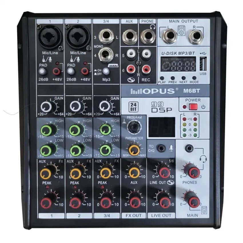 Микшерный пульт Opus M6BT