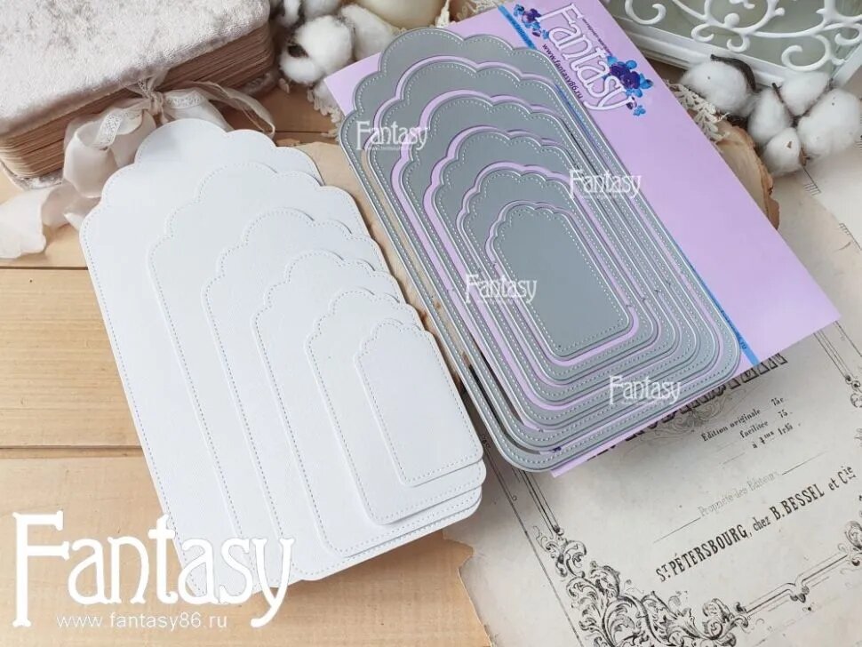 Нож для вырубки Fantasy "Тэги 1626" размер 11,6*22,3 см, FD-1626