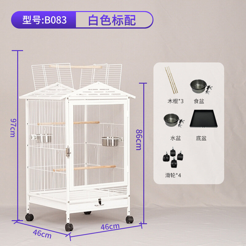 Клетка для домашних животных, прямые поставки от производителя, оптовая продажа клеток для птиц, высококачественная клетка для птиц, большая вилла, новая клетка для птиц, акриловая клетка для попугаев