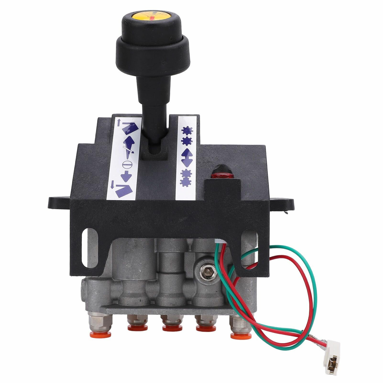 Клапан управления отбором мощности самосвала, 5 отверстий, 4 рабочих положения, функция замедления, клапан управления гидравлической системой