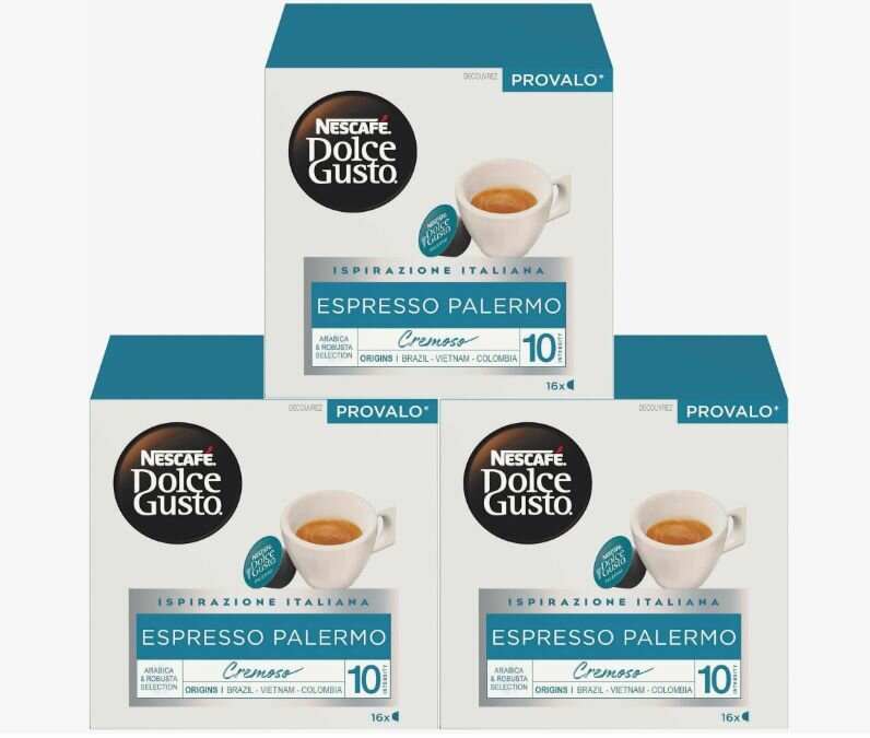 Кофе в капсулах Nescafe Dolce Gusto Palermo 3x16 капсул