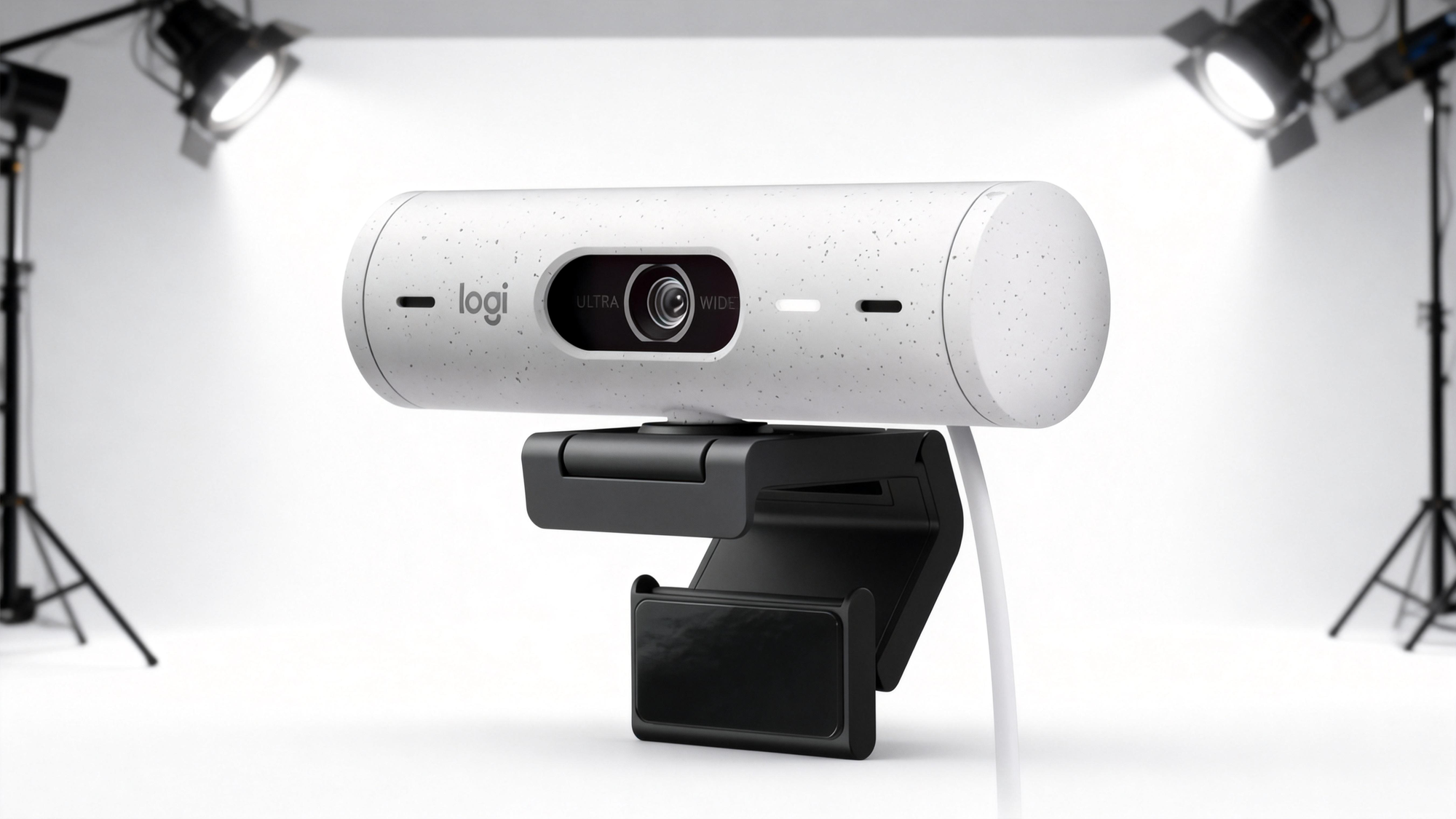 Веб-камера Logitech BRIO 500 HD Webcam - ROSE - USB, 960-001421, белый