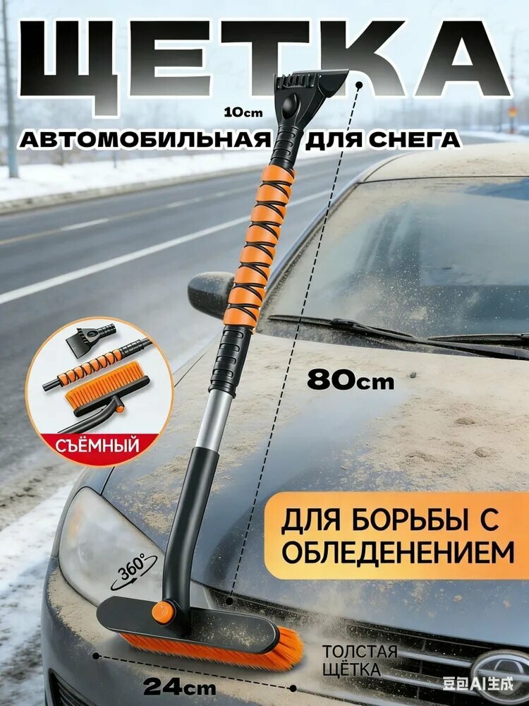Щетка автомобильная, длина: 80 см