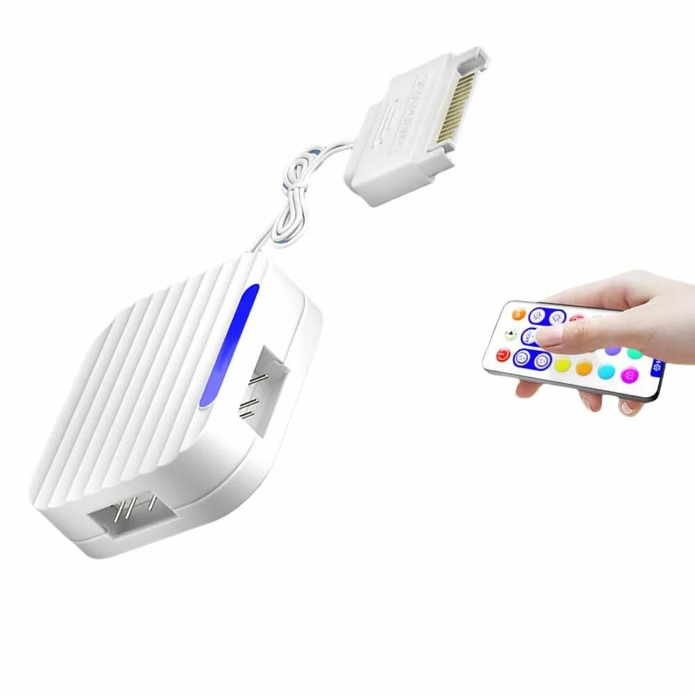 Мини-магнитный контроллер вентилятора ARGB от SATA до 5V3-pin-белый