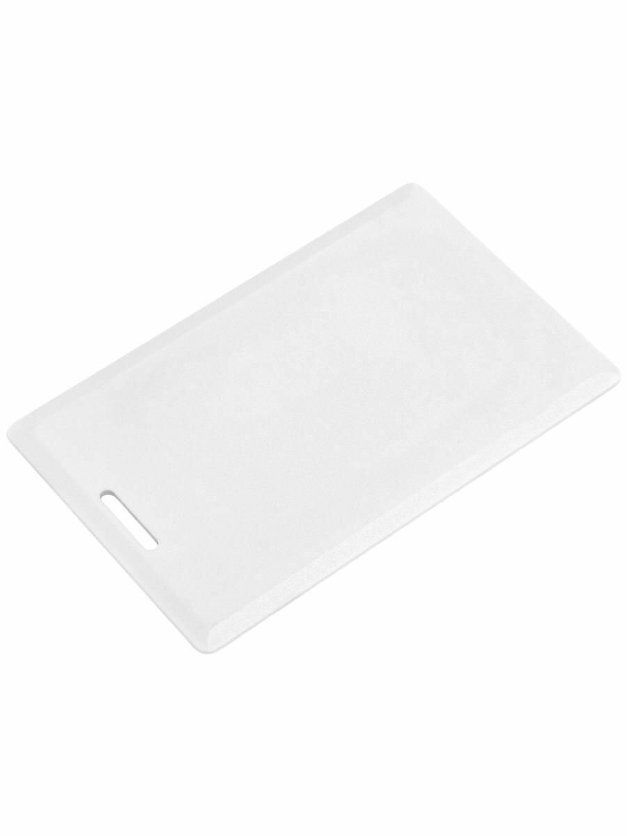 Бесконтактная карта Mifare 13,56МГц 1K (толстая, с прорезью) (10 шт.)