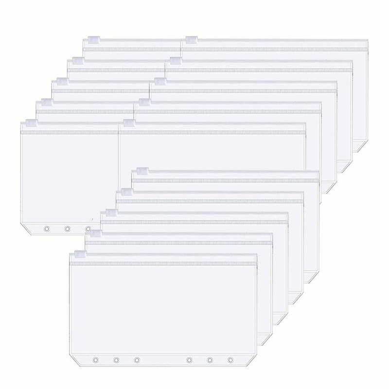 Биндер-пакеты A5/A6, 6 отверстий, без молнии, - Застежка-молния A6 со свободным листом15