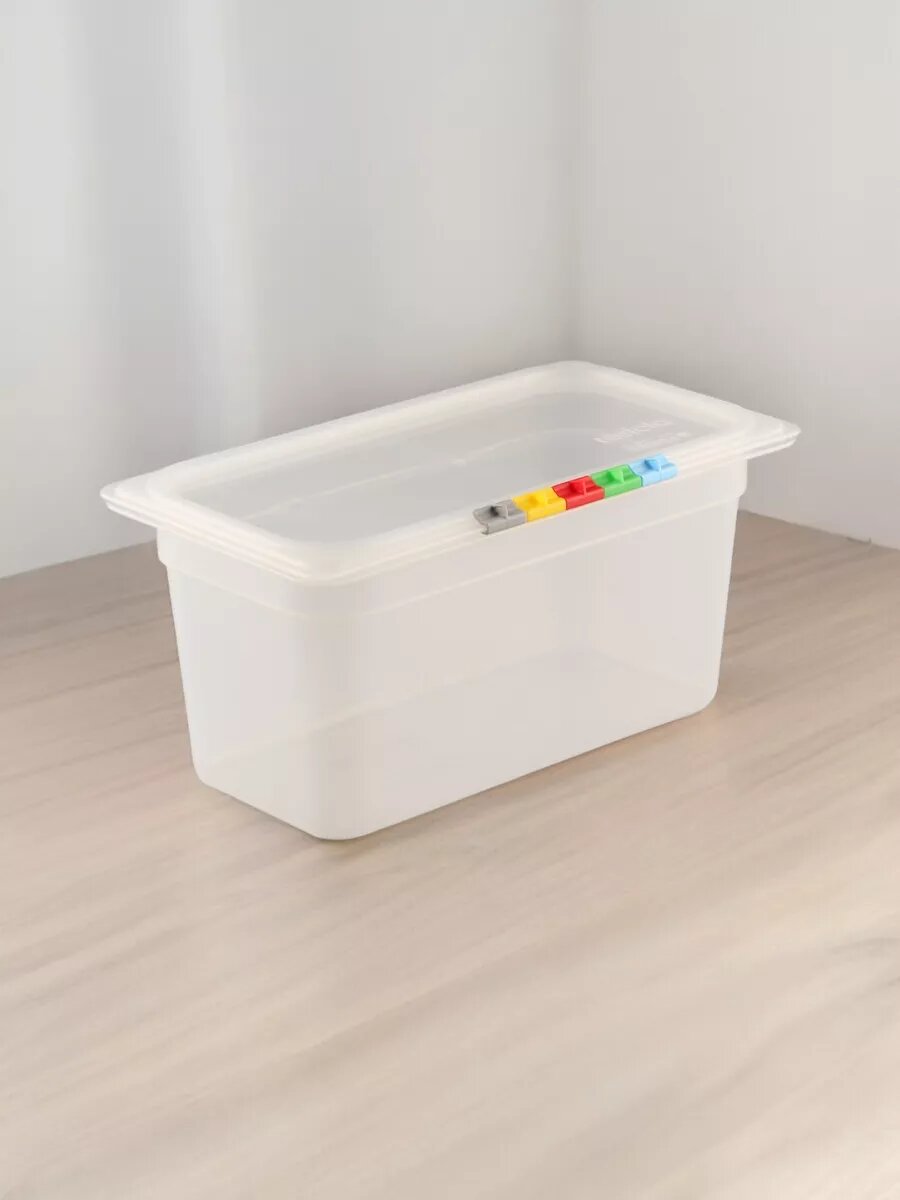 Гастроемкость GN 1/3 Restola без крышки, полипропилен, 32,5x17,6x15 см