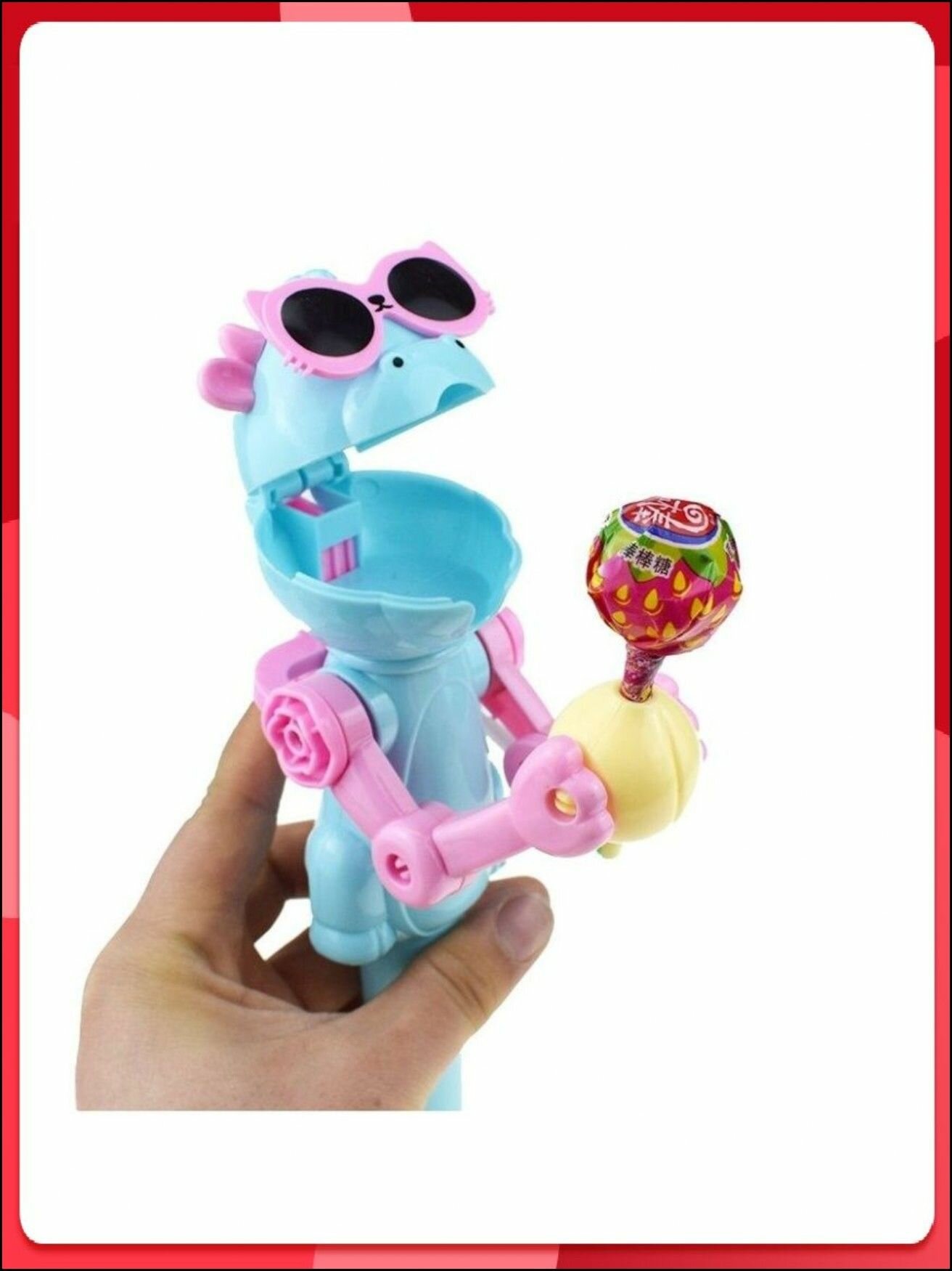 Игрушки динозавр для Чупа Чупса