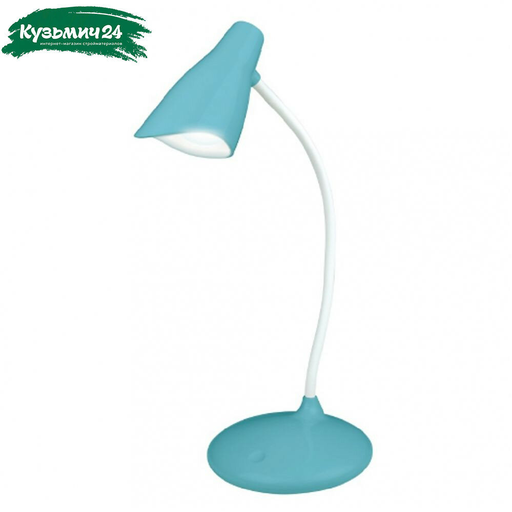 Светильник настольный Uniel TLD-559 3W 280Lm 5000K голубой