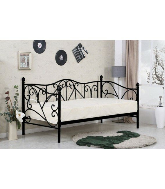 Кровать Halmar SUMATRA (черный) 90/200