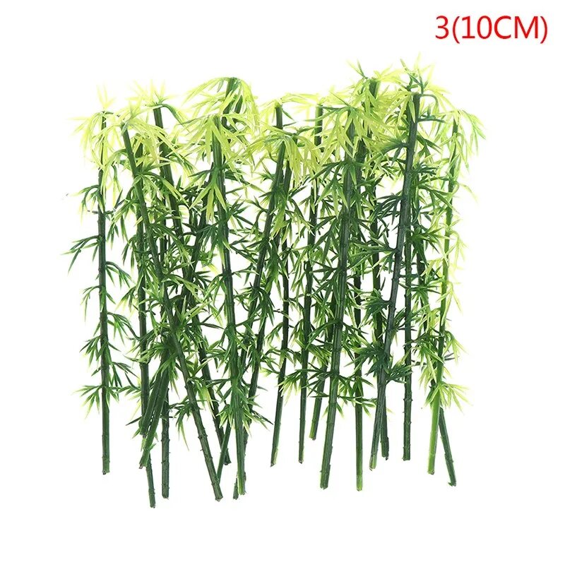 Искусственный бамбук для аквариума, 3 шт (10см), Type 18 -20pcs