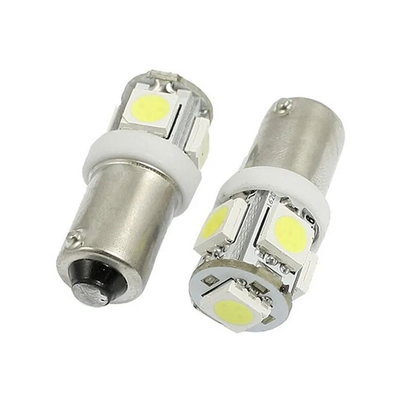 Желтая автомобильная лампа BA9S T4W 5050 5SMD для заднего хода 12В