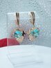 Серьги, топаз Swarovski