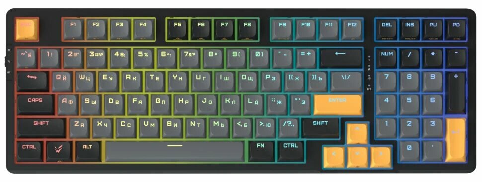 Клавиатура проводная + беспроводная ARDOR GAMING Guardian V2, механическая