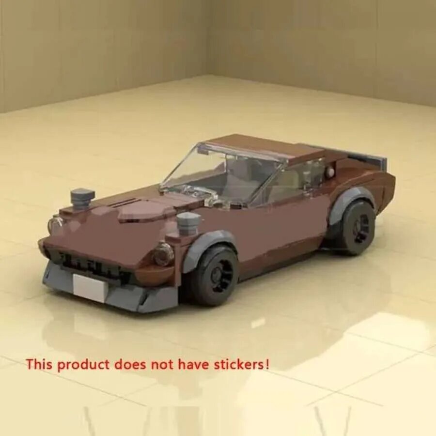 Модель Speed Champion MOC строительные блоки Top Tier Спортивная Fairlady 240Z