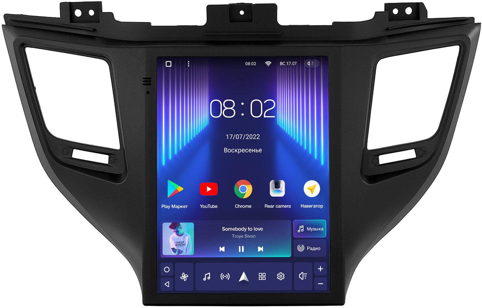 Штатная магнитола Hyundai Tucson 3 2015-2018 Teyes TPRO 2 DS (Tesla) 9.7" 4/32 RM-1312-110 Android 10 (4G-SIM, DSP, QLed)