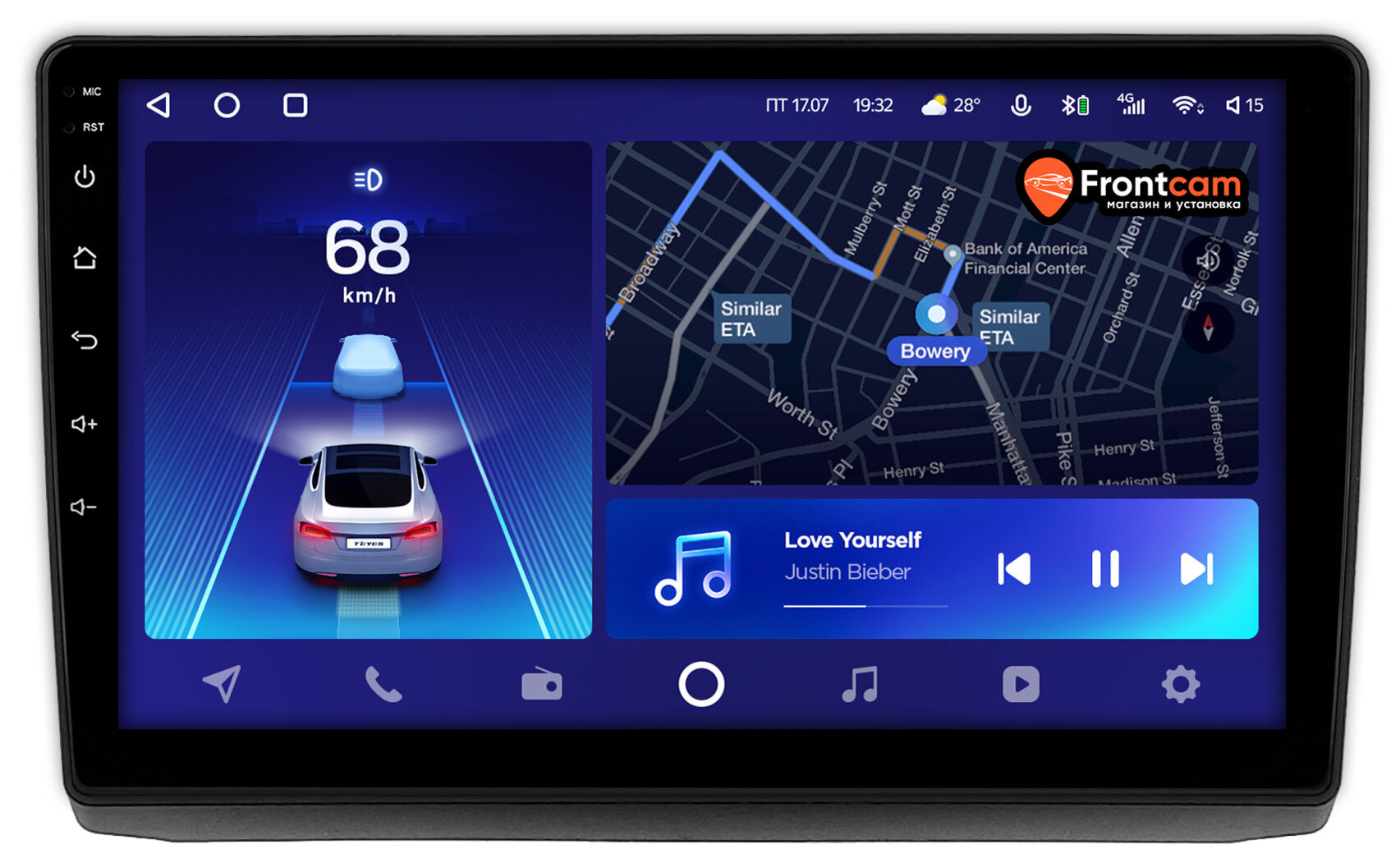 Штатная магнитола Teyes CC2 PLUS 6/128 10" RM-10-1422 Renault Trafic 2 2006-2014 Android 10 (4G-SIM, DSP, QLed)