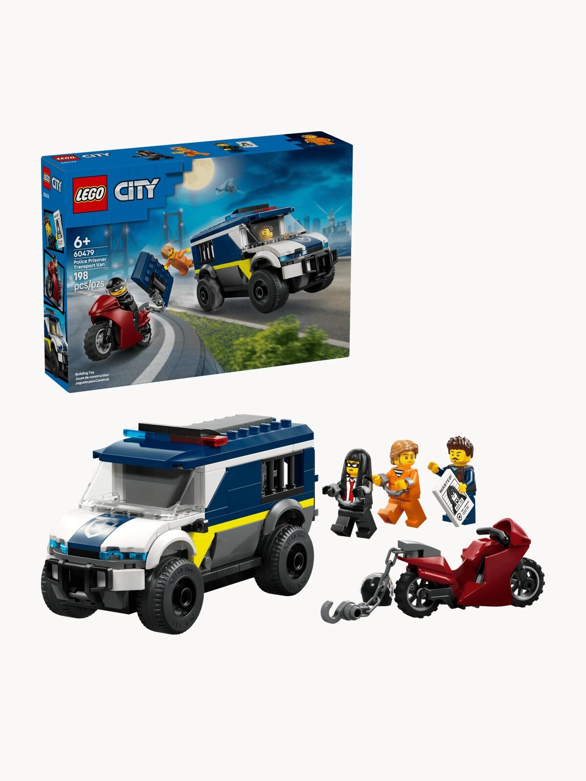 Конструктор LEGO City 60479 Мобильная станция полиции, 198 дет.