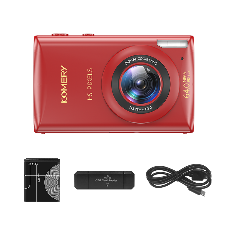 Цифровой фотоаппарат унисекс Komery C1, 64 МП, Package 2 (32G RAM)