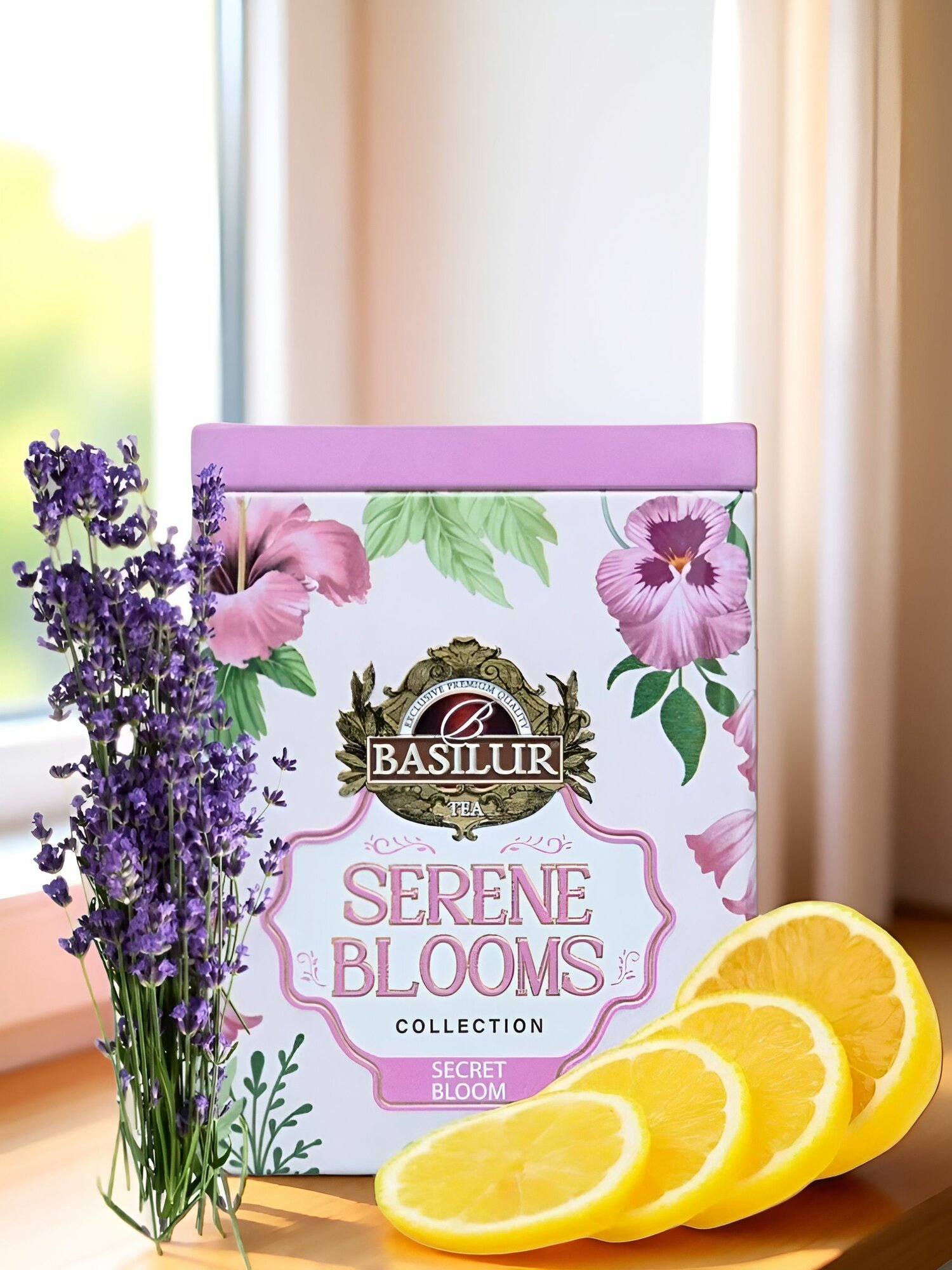 Чай Basilur Безмятежные Цветы Таинственный Цветок 75г ж/б