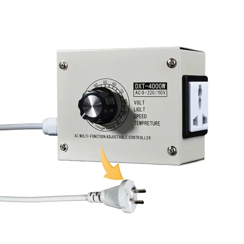 Регулятор напряжения DXT-4000W, USA PLUG 2 Pins