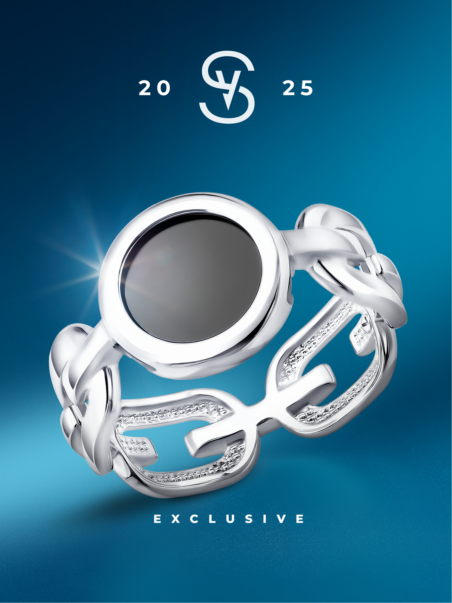 Кольцо, серебро, 925 проба, родирование, агат