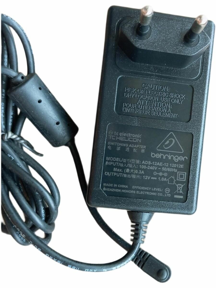 Адаптер питания Behringer Crave для синтезатора (ADS-12AE-12 12012E)